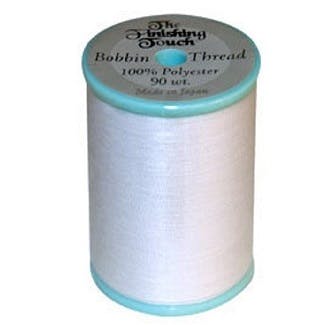 The Finishing Touch 90wt White Bobbin Thread (1100yds) - 1000's of ...
