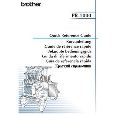 FREE Digital Manuals for Brother Entrepreneur Pro PR1000e - 1000's of ...