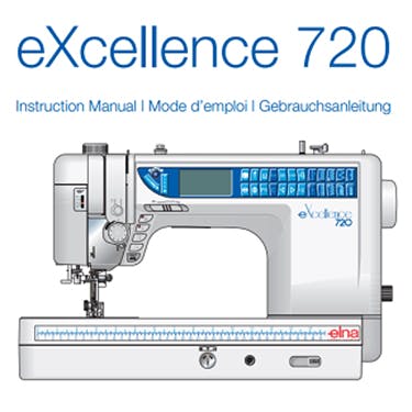 FREE Digital Manuals for Elna eXcellence 720 - 1000's of Parts - Pocono ...