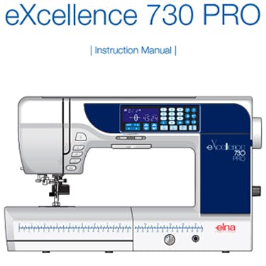 FREE Digital Manuals for Elna eXcellence 730 PRO - FREE Shipping over ...