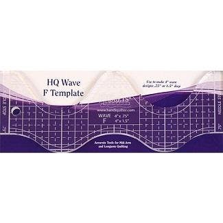 Handi Quilter Ruler - Wave F 4in HG00613 - 1000's of Parts - Pocono Sew ...